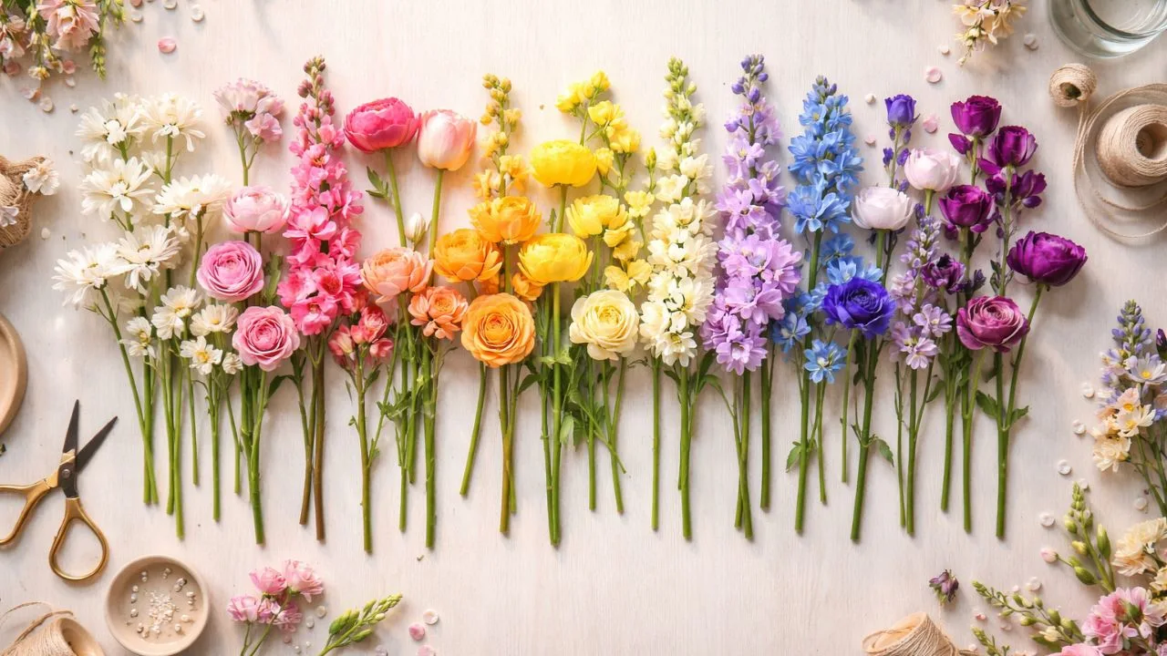 Line Flowers: Creative Ways to Arrange Flowers in a Line - Renoovate