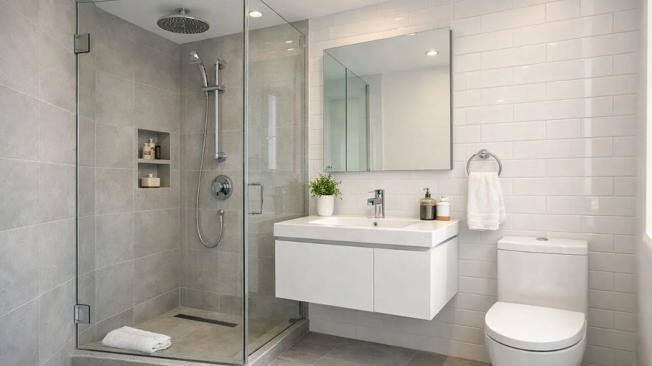 Best Shower Ideas for Small Bathrooms (2026 Guide) - Renoovate